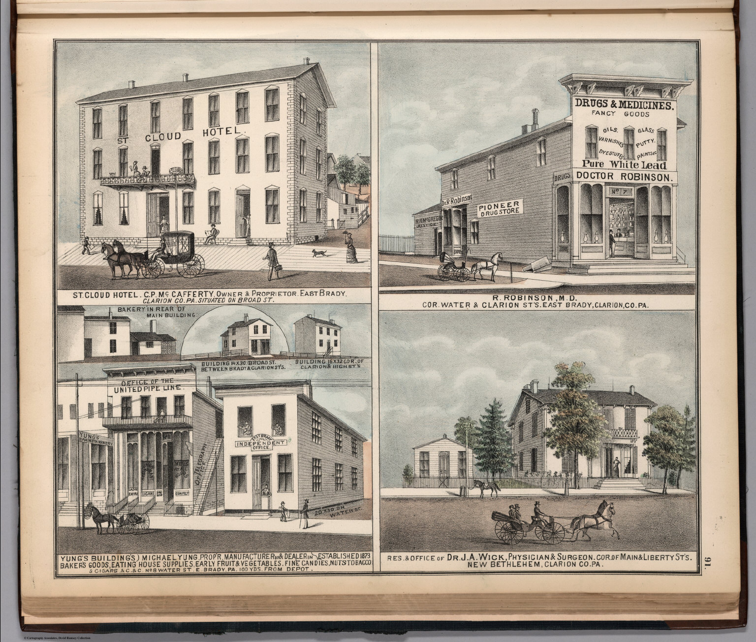 View: St. Cloud Hotel, C.P. McCafferty. R. Robinson, MD. Yung's ...