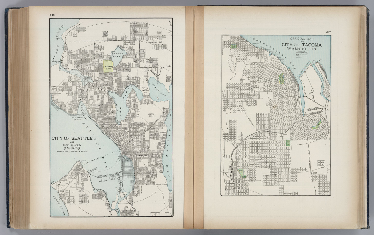 Seattle. Tacoma. - David Rumsey Historical Map Collection