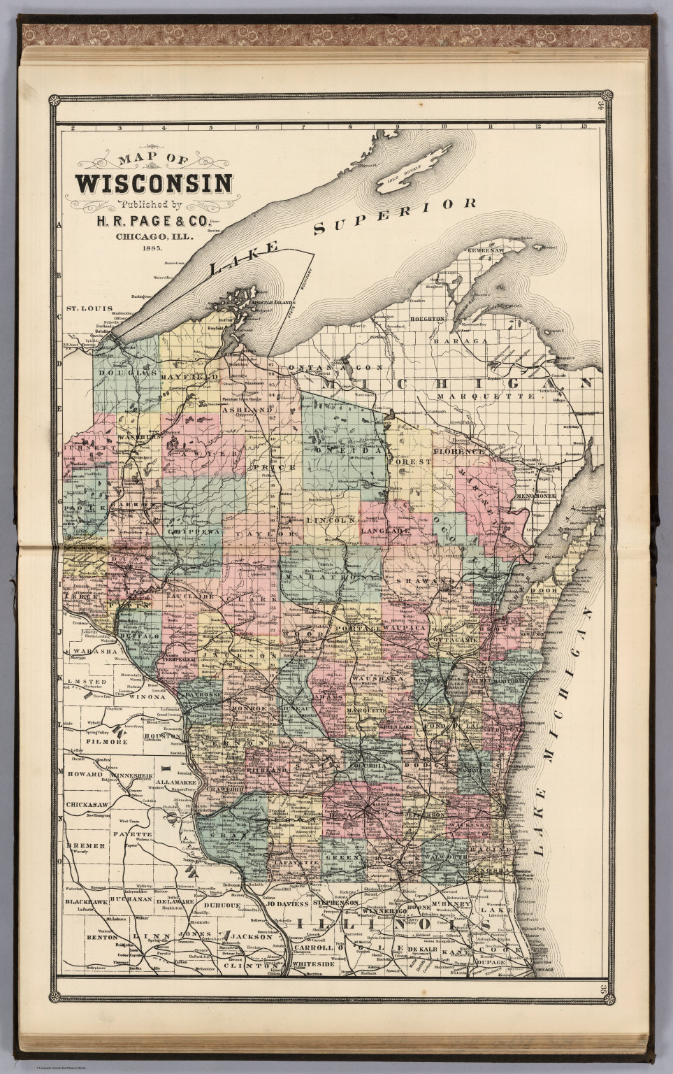 Wisconsin. - David Rumsey Historical Map Collection