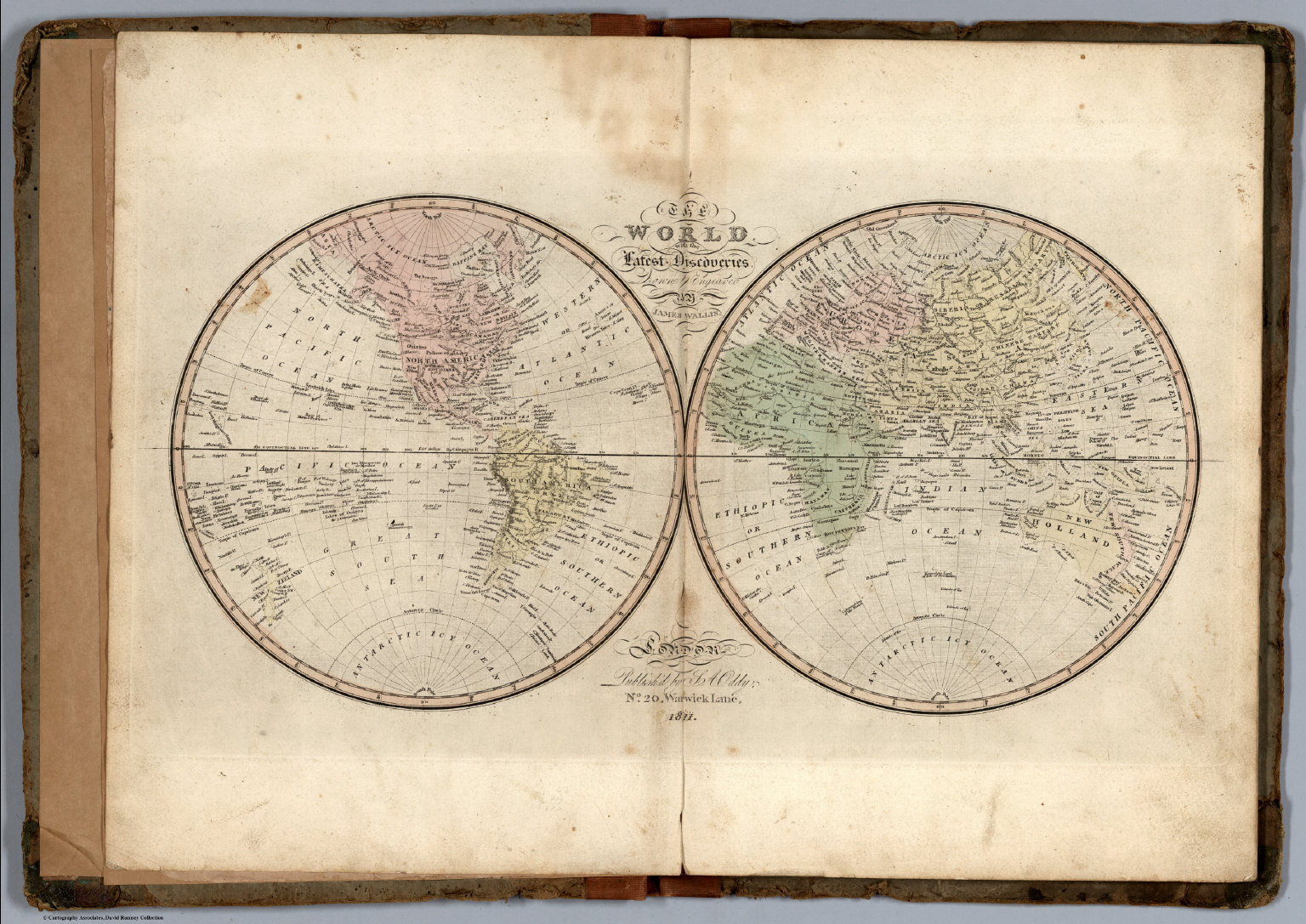 World with the Latest Discoveries. - David Rumsey Historical Map Collection