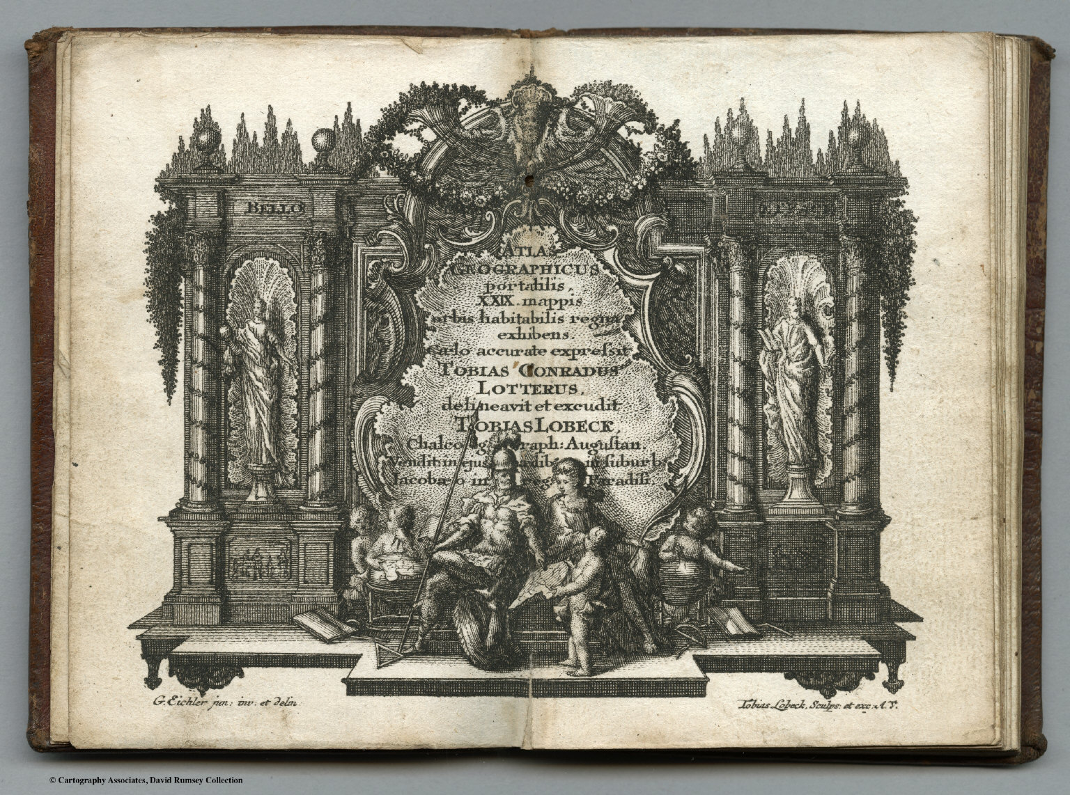 Title Page: Tobias Lobeck Atlas Geographicus Portatilis, XXIX - David ...