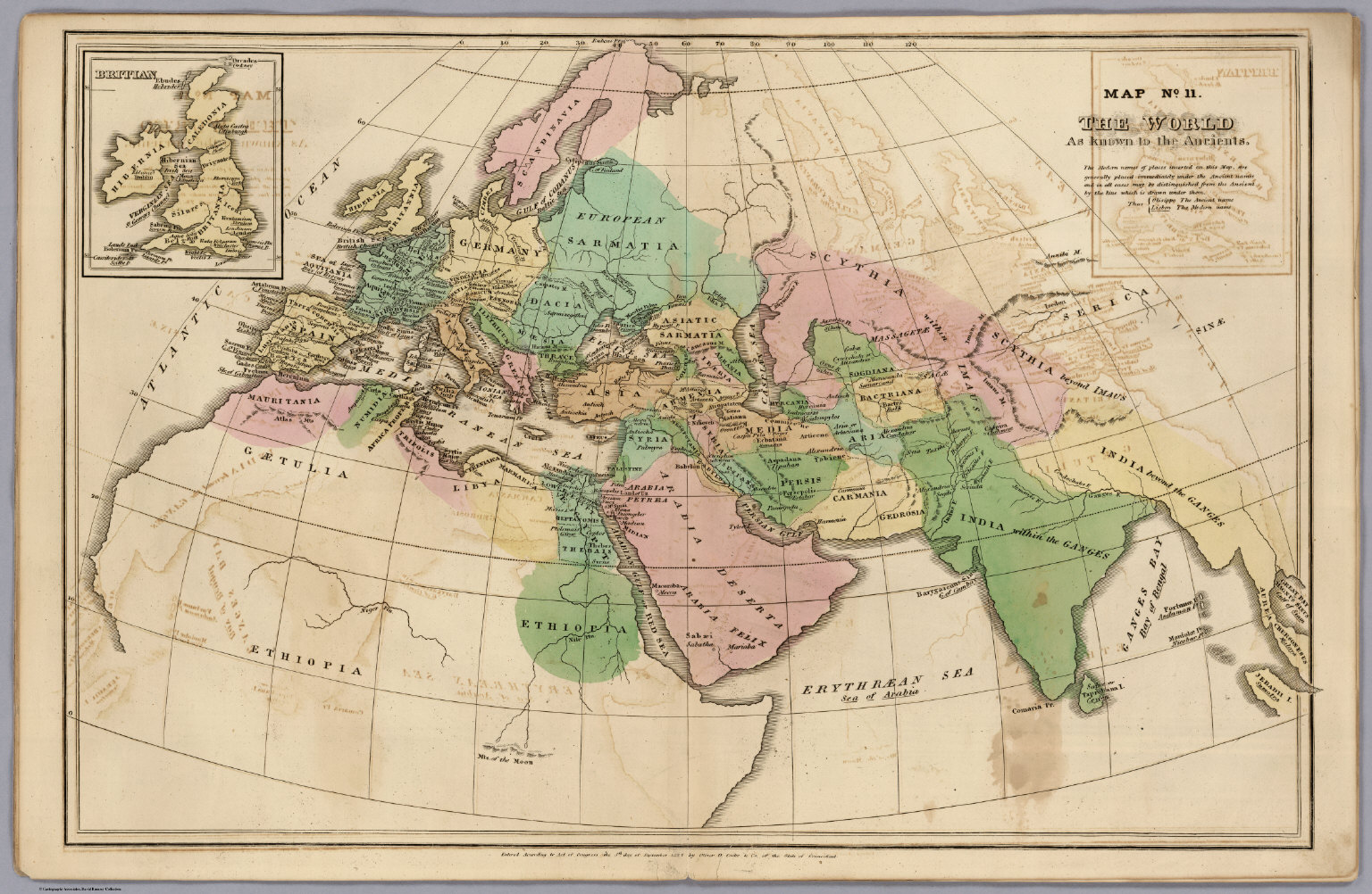 Map No. II. The World As Known To The Ancients - David Rumsey ...