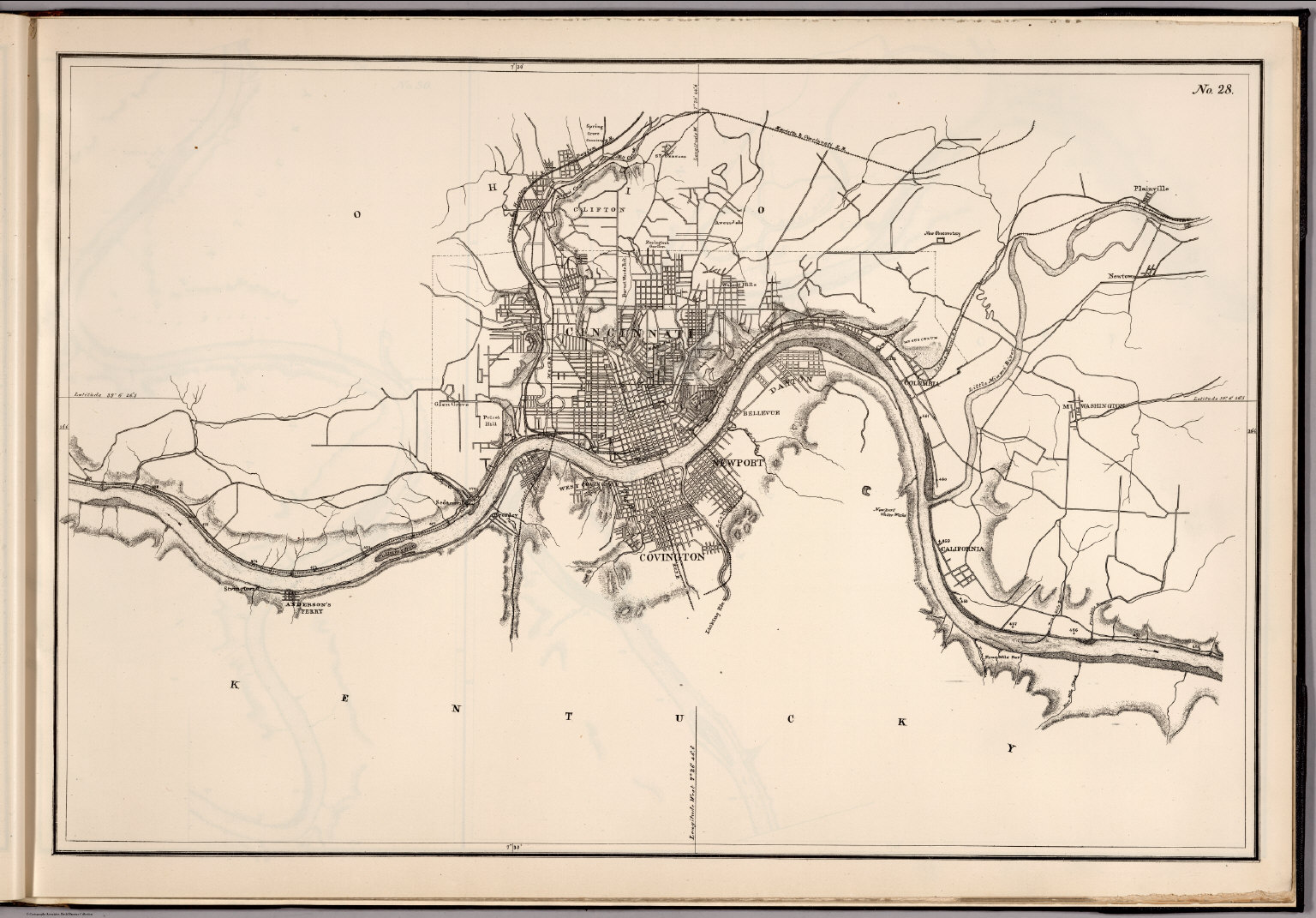 No. 28: Map Of The Ohio River - David Rumsey Historical Map Collection
