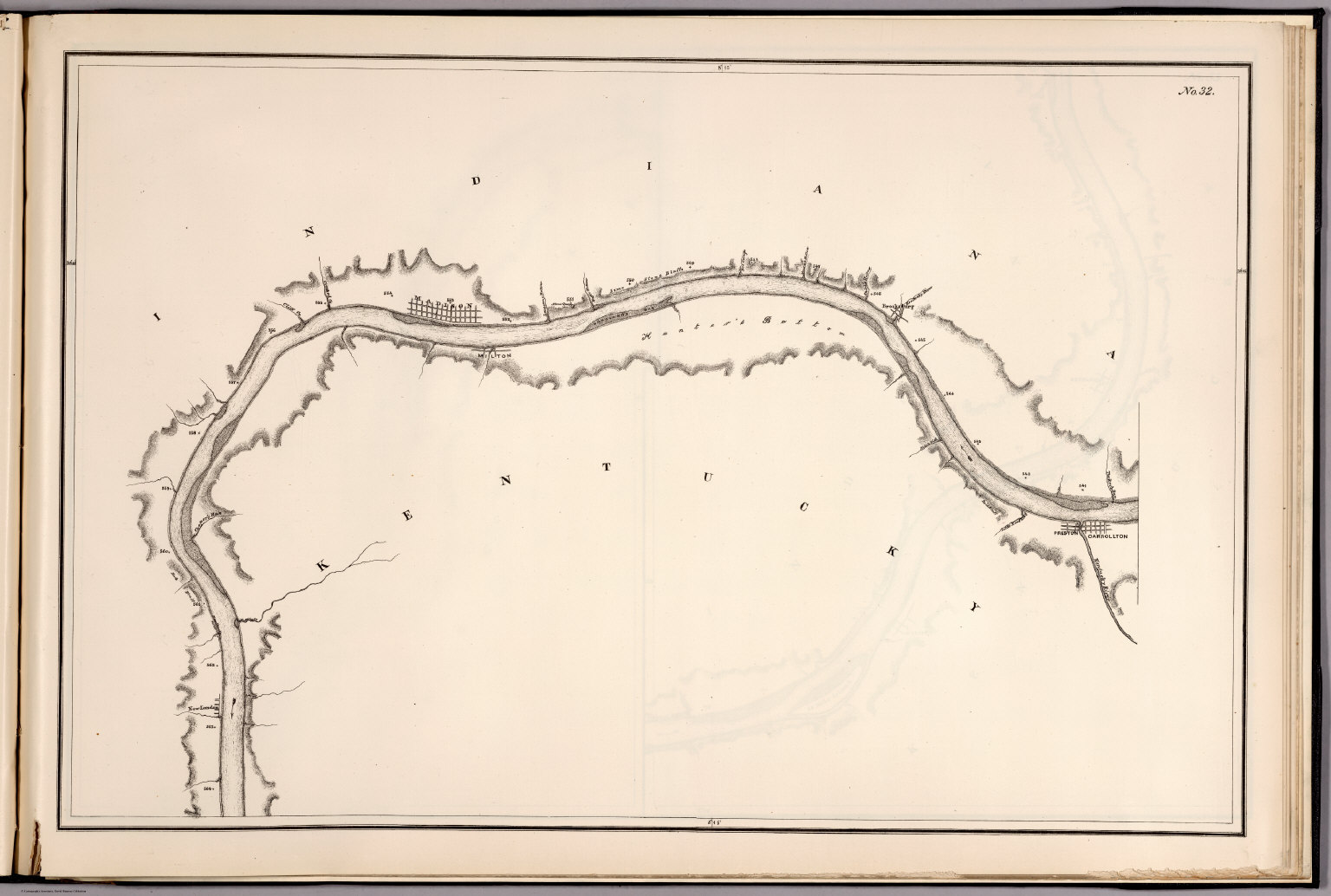 No. 32: Map Of The Ohio River - David Rumsey Historical Map Collection