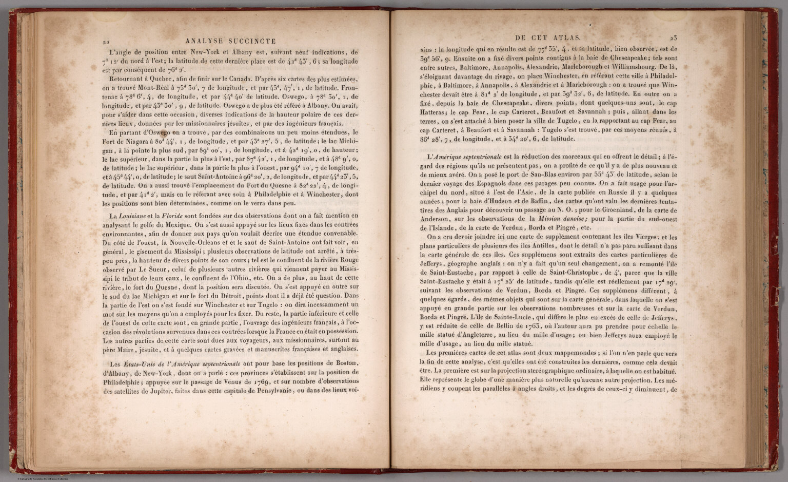 Text Page: (Continues) Analyse succincte de cet atlas - David Rumsey ...