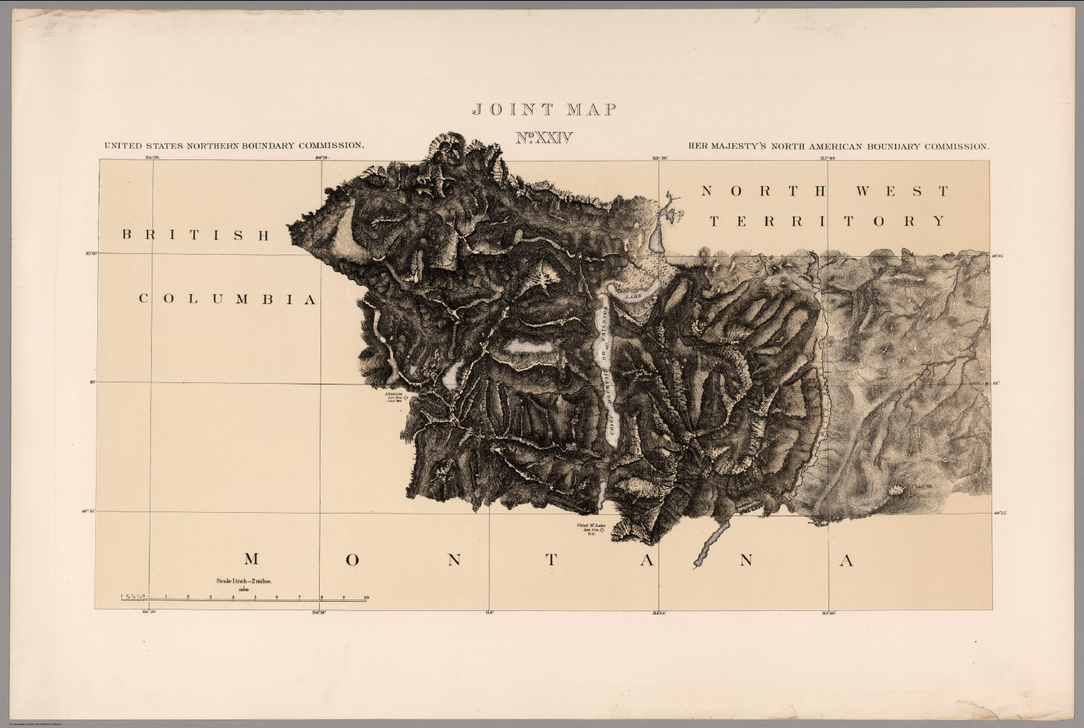 Joint Map No. XXIV. United States Northern Boundary Commission ...