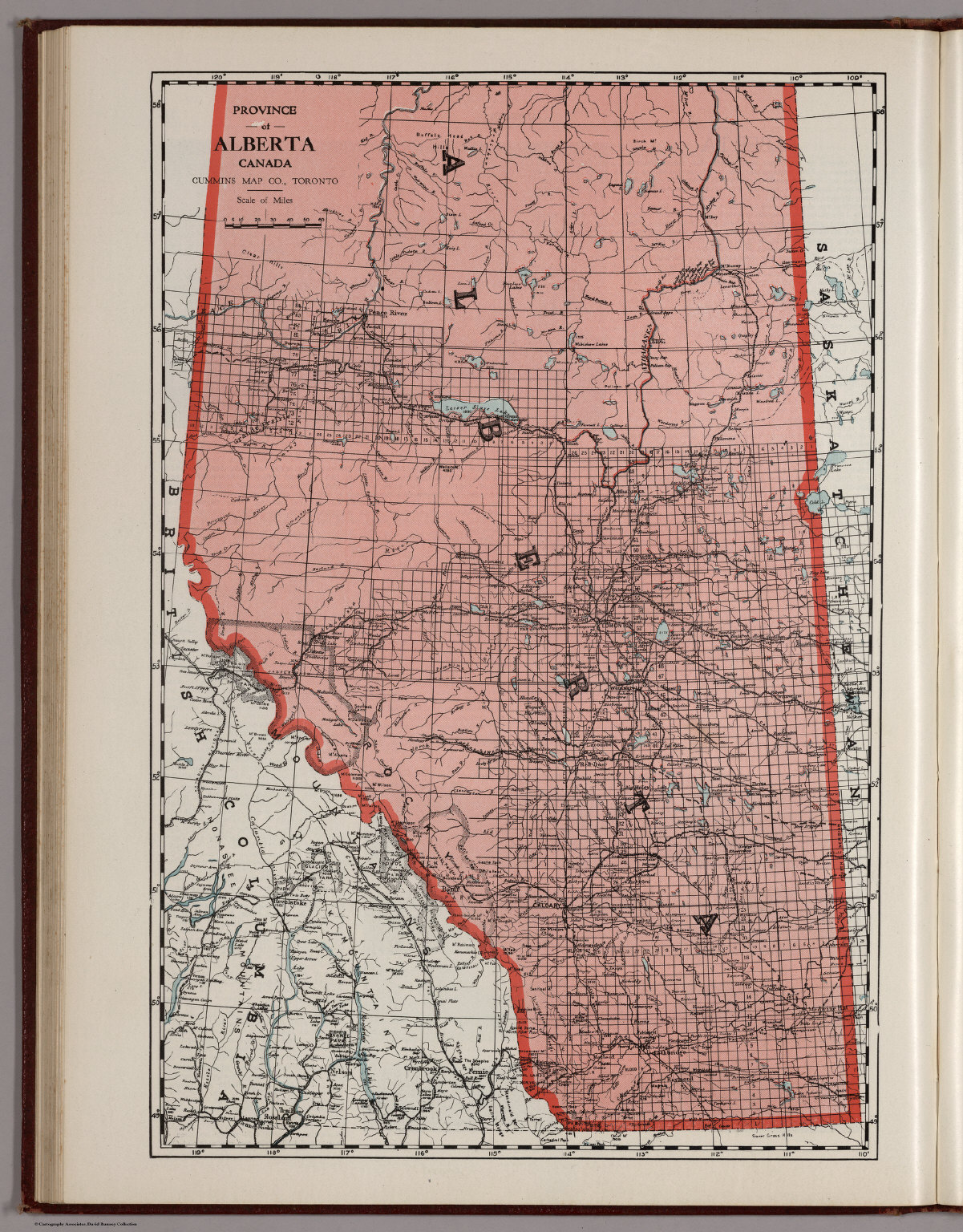 Province of Alberta, Canada. - David Rumsey Historical Map Collection