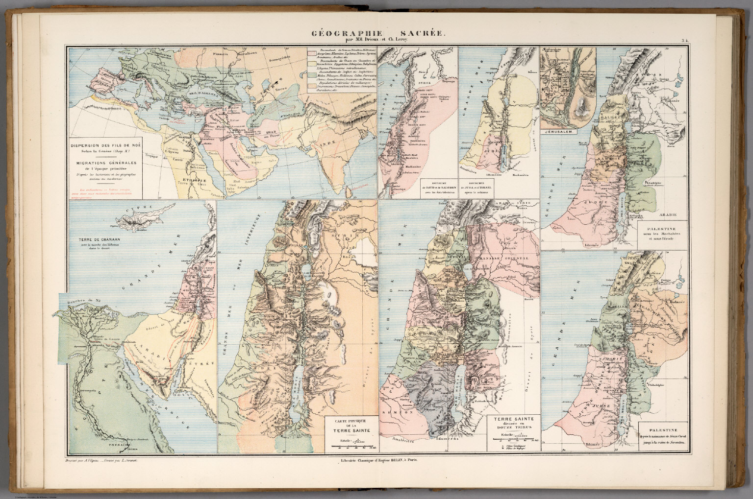 Geographie Sacree - David Rumsey Historical Map Collection
