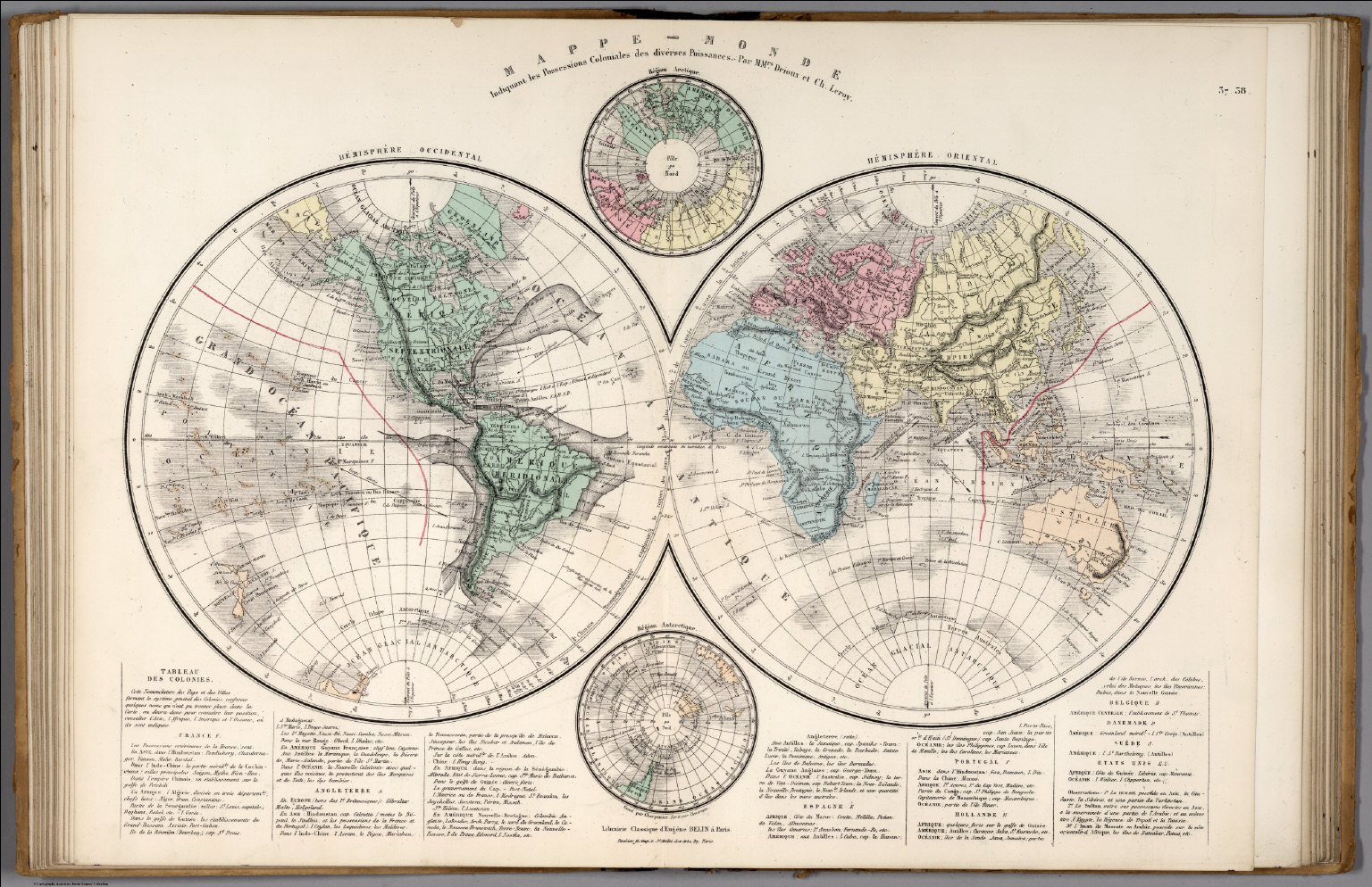 Mappemonde - David Rumsey Historical Map Collection
