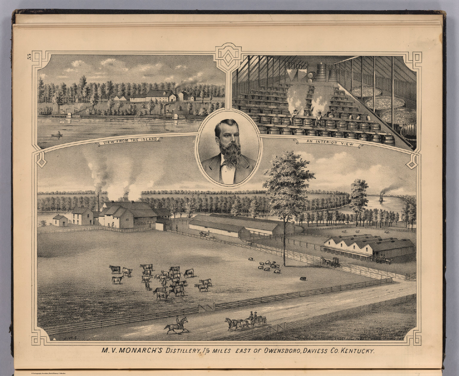 View: M.V. Monarch's Distillery 1 1/2 Miles East of Owensboro, Daviess ...