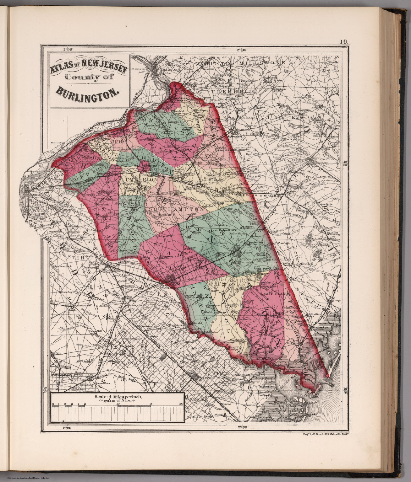 Atlas of New Jersey, County of Burlington. - David Rumsey Historical ...