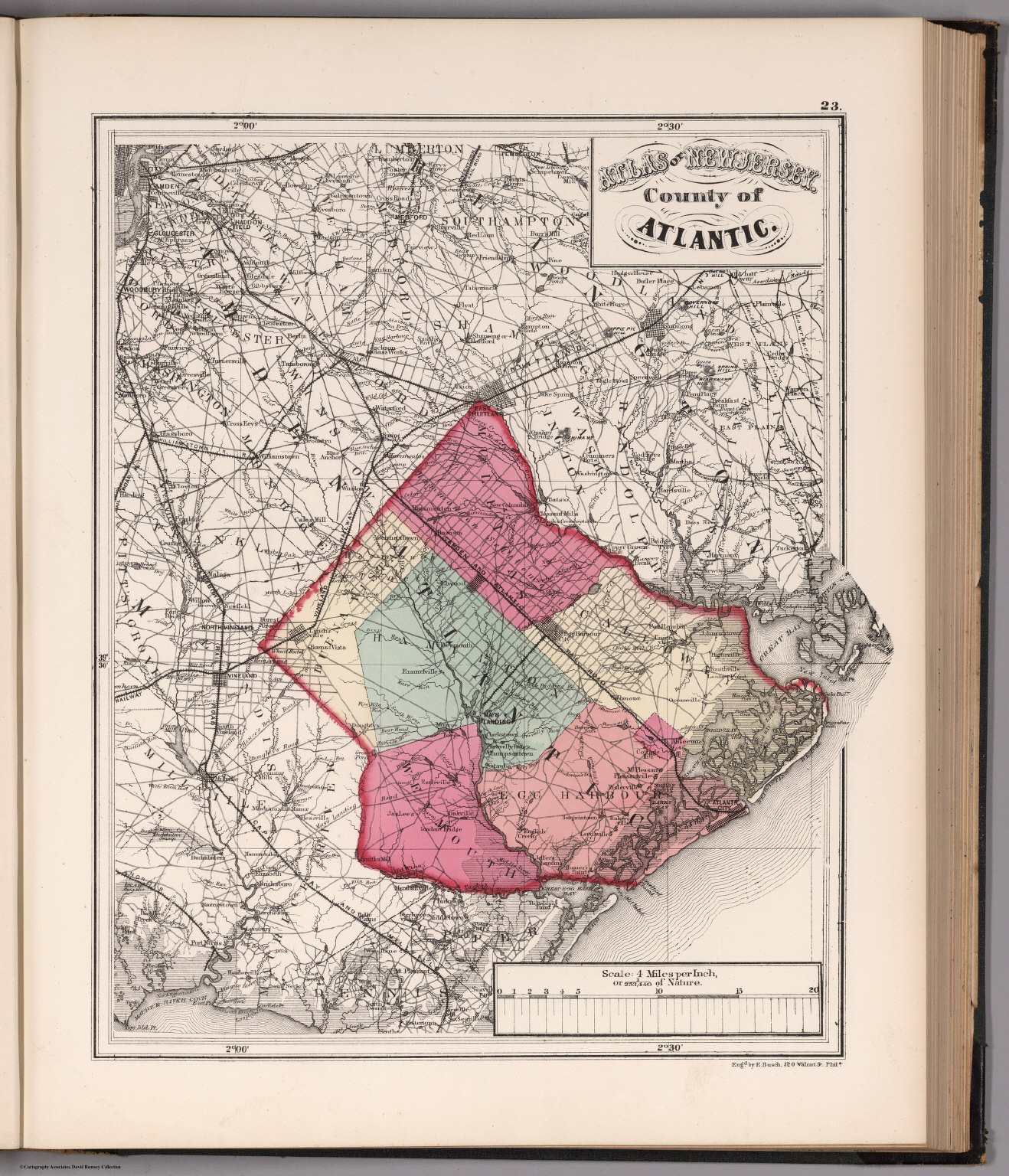 Atlas of New Jersey, County of Atlantic. - David Rumsey Historical Map ...