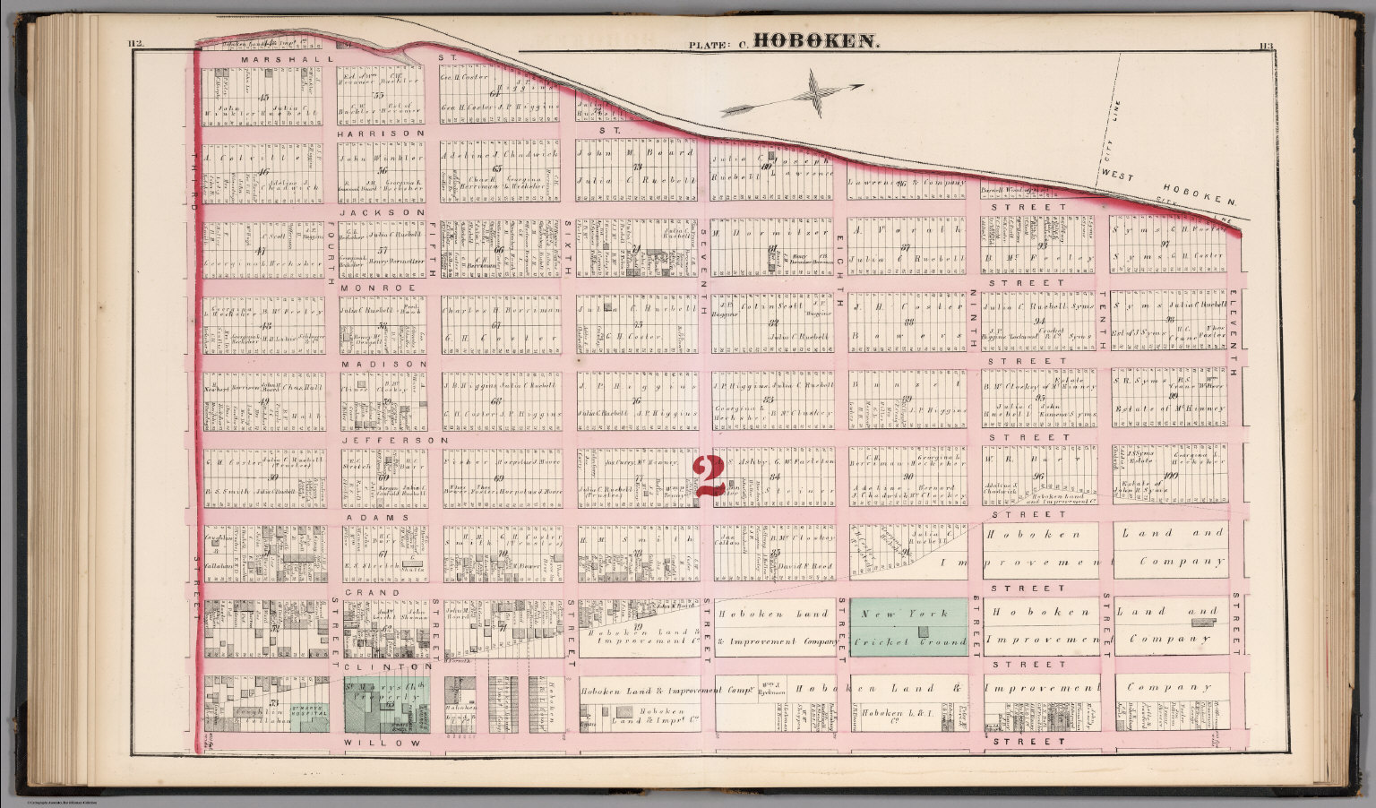 Hoboken - Plate C. - David Rumsey Historical Map Collection