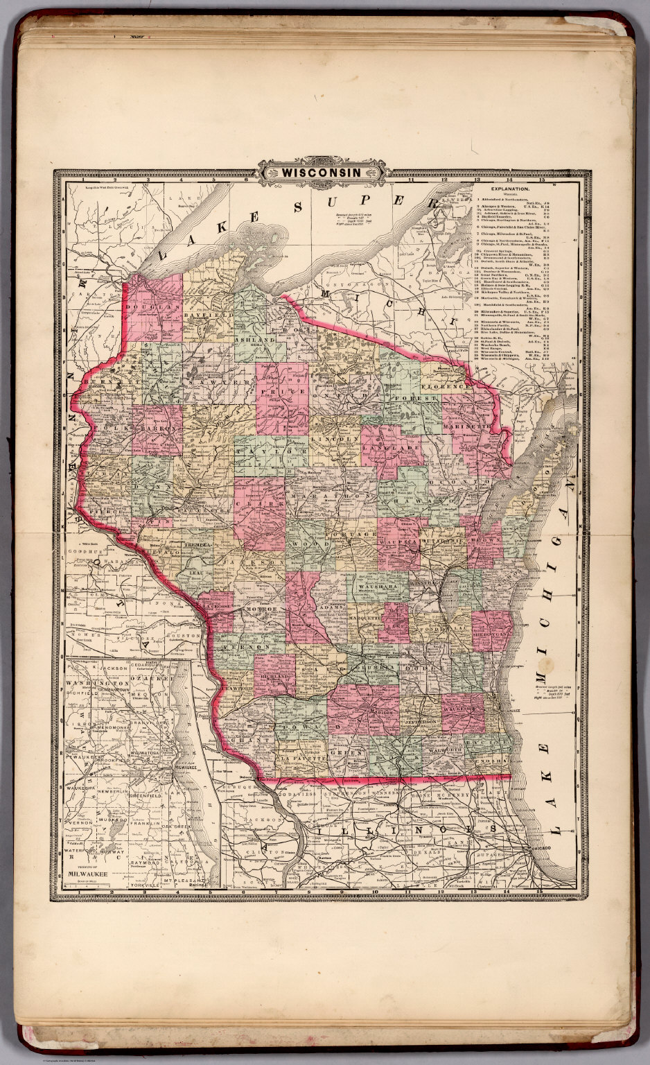 Wisconsin. - David Rumsey Historical Map Collection