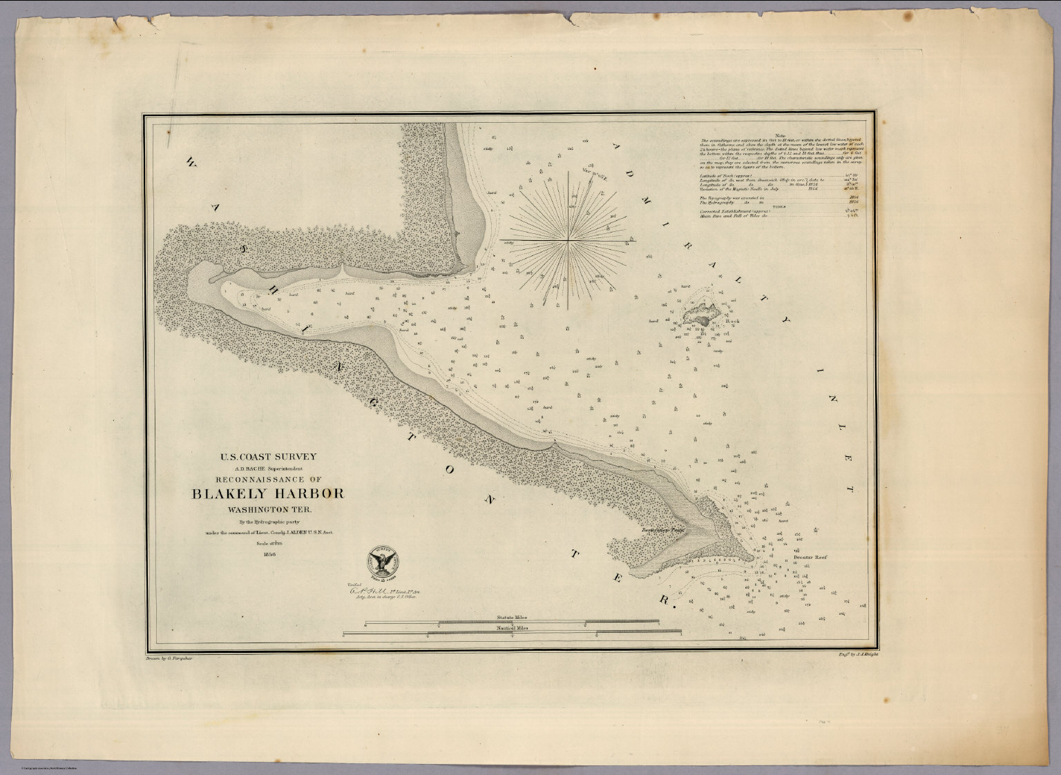 Blakely Harbor, Washington Teritory - David Rumsey Historical Map ...
