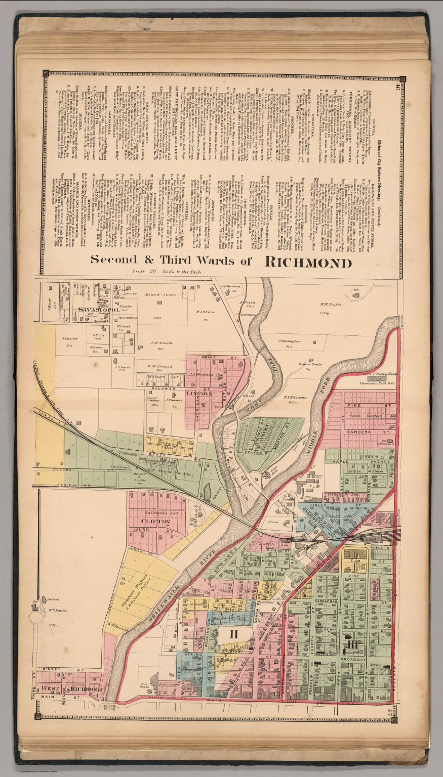 Second and Third Wards of Richmond, Wayne County, Indiana. - David ...