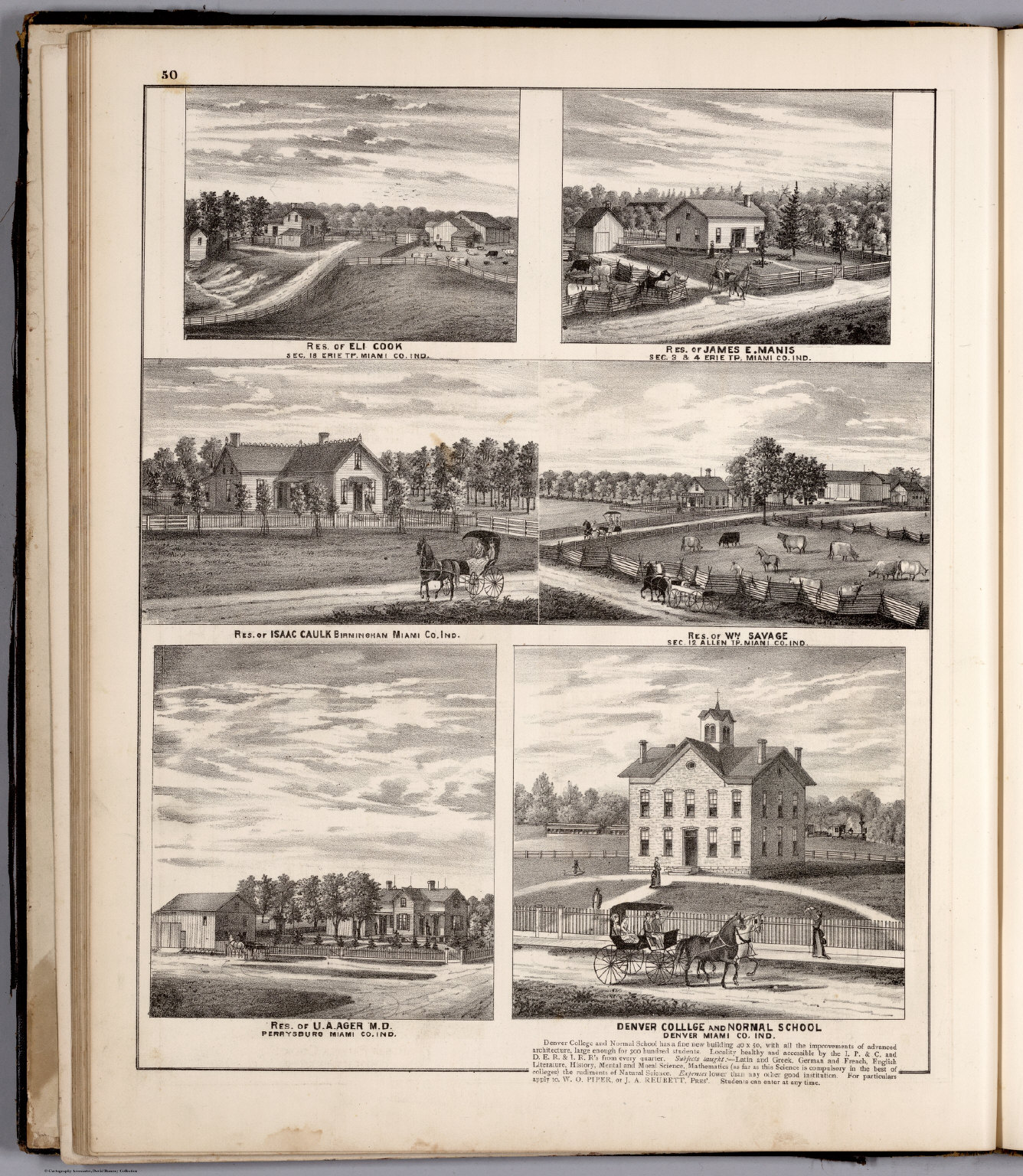 View: Residences of Eli Cook, James E. Manus, Isaak Caulk, etc., Miami ...