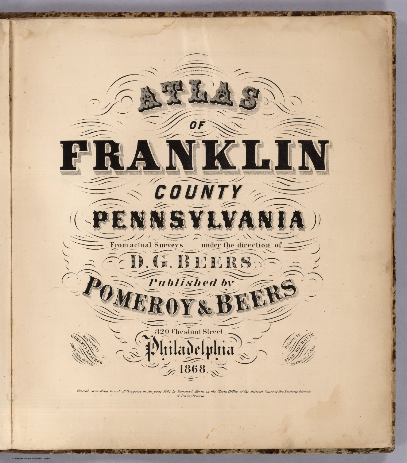 Title Page: Atlas Of Franklin County, Pennsylvania. - David Rumsey ...