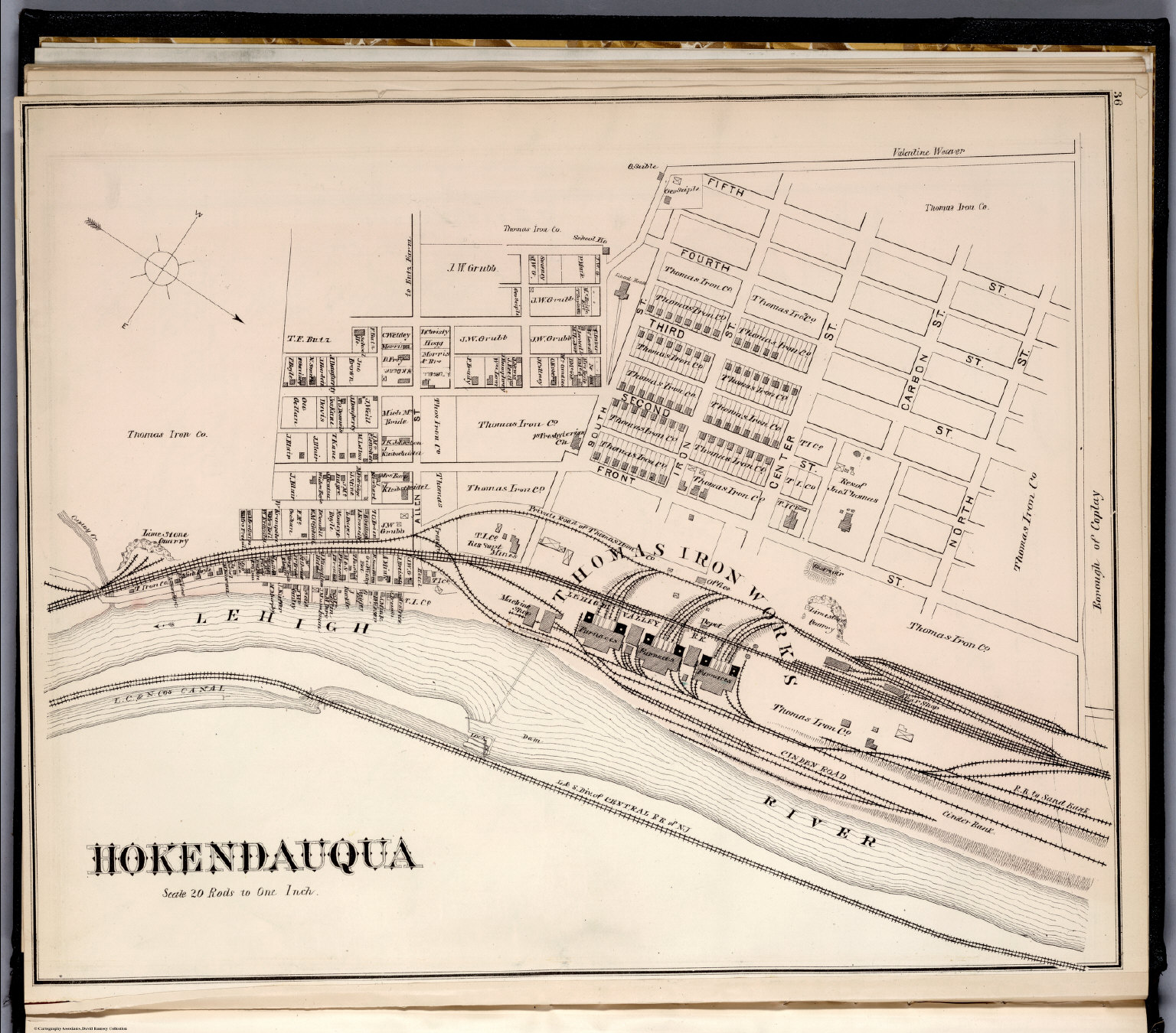 Hokendauqua. - David Rumsey Historical Map Collection