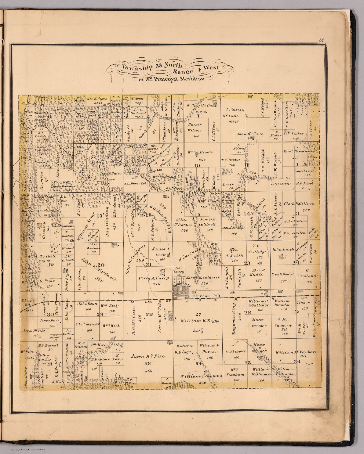 Township 53 North, Ranges 4 West of 3rd Principal Meridian, Pike County ...