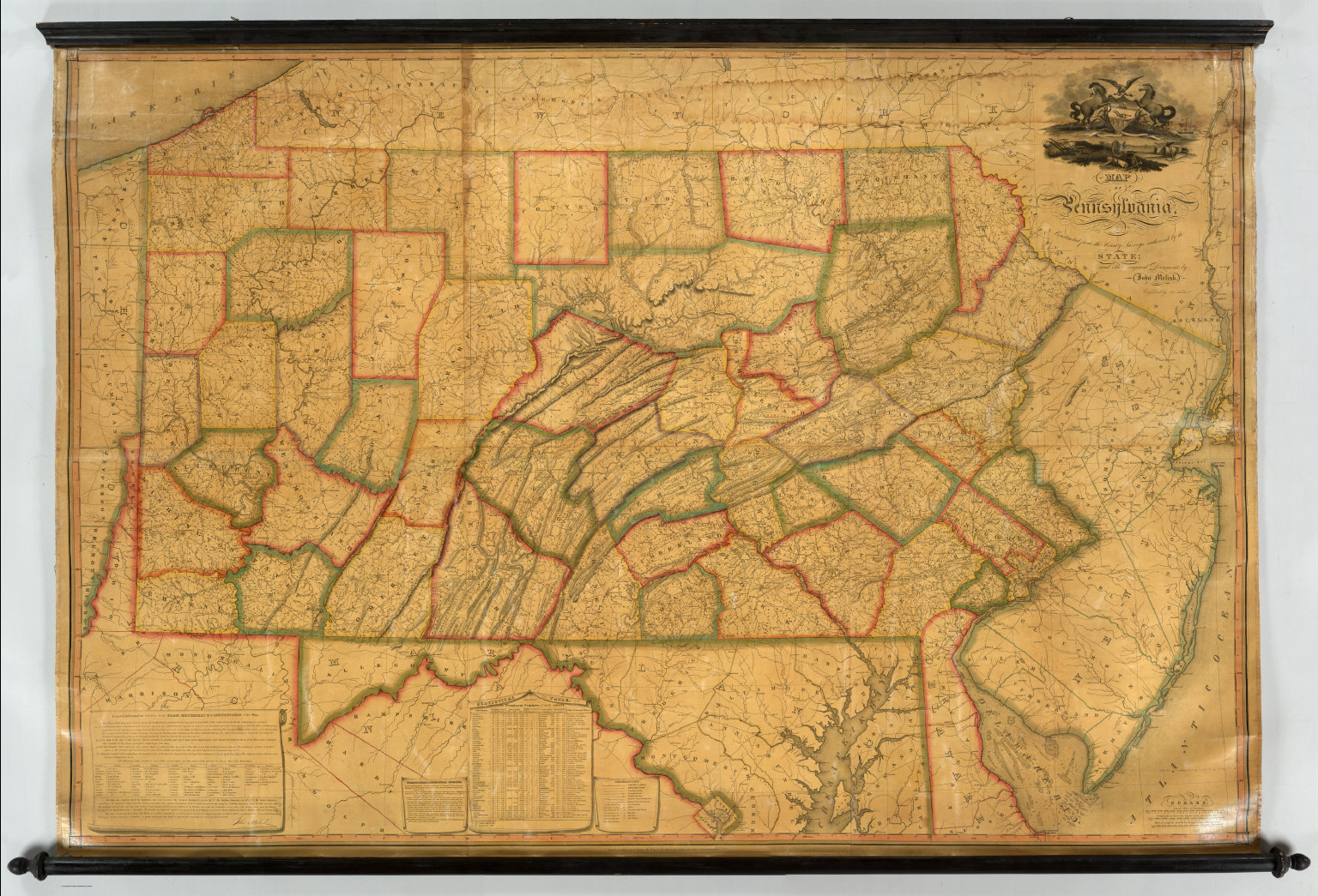 Map Of Pennsylvania. - David Rumsey Historical Map Collection