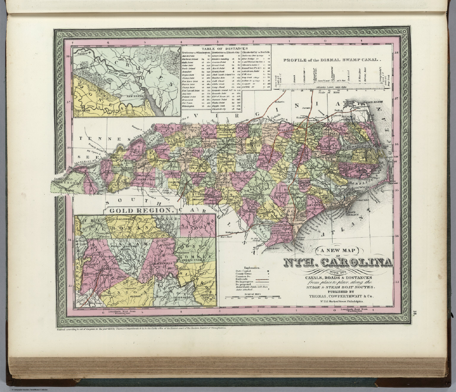 A new map of North Carolina - David Rumsey Historical Map Collection