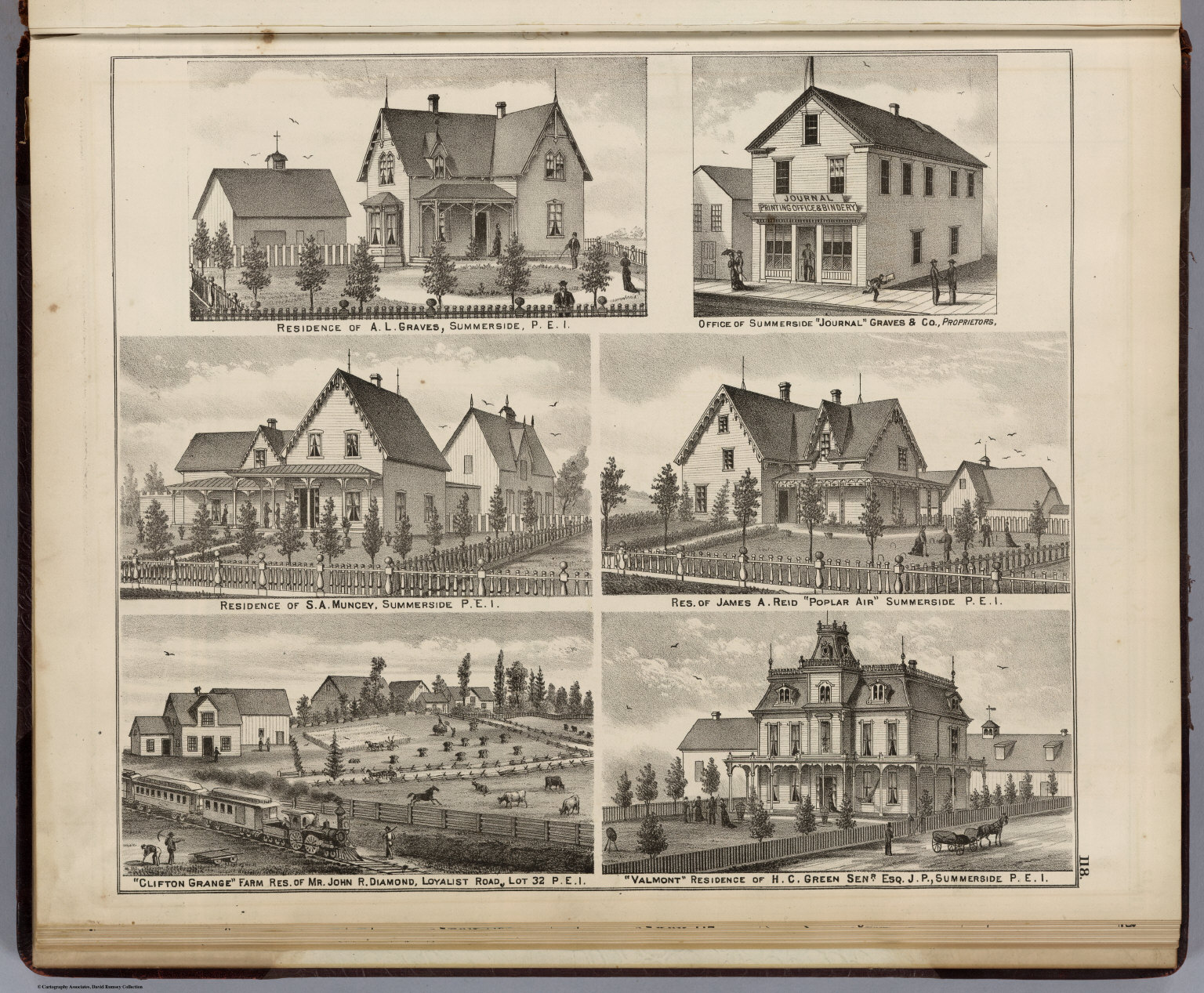 Residences, Summerside, P.E.I. - David Rumsey Historical Map Collection