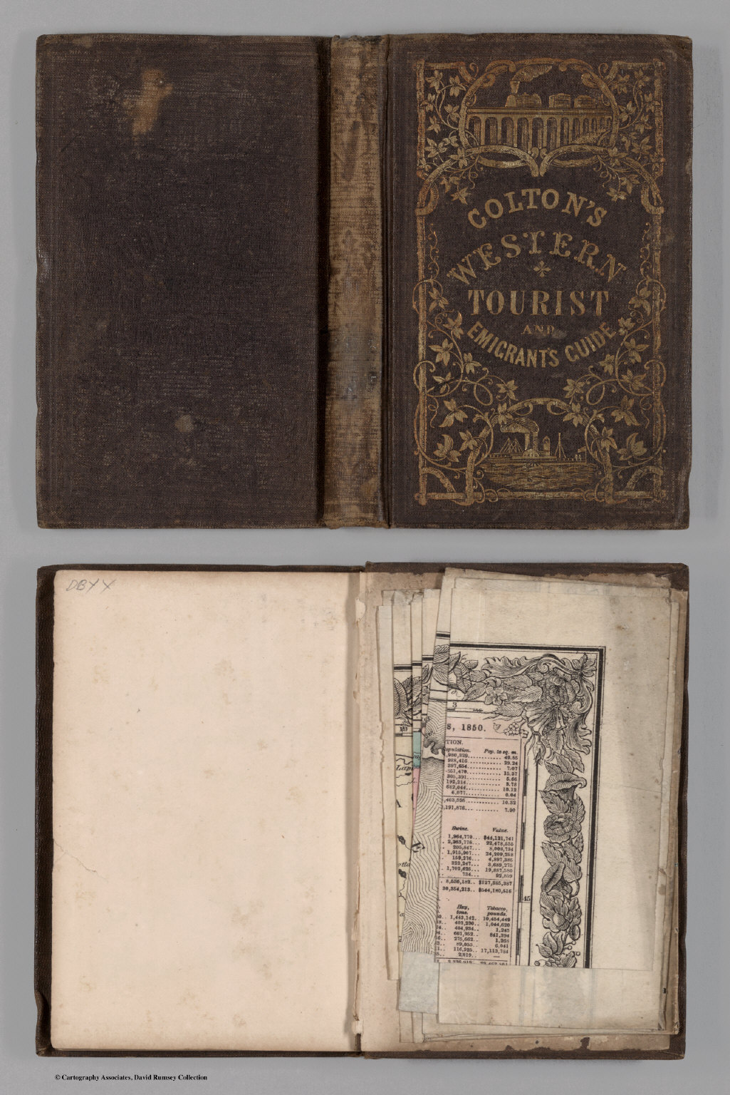 Covers: Colton's Western Tourist And Emigrant's Guide - David Rumsey ...