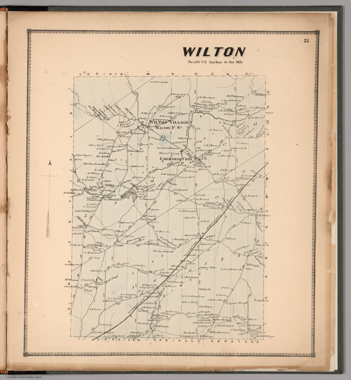 Wilton, Saratoga County, New York. - David Rumsey Historical Map Collection