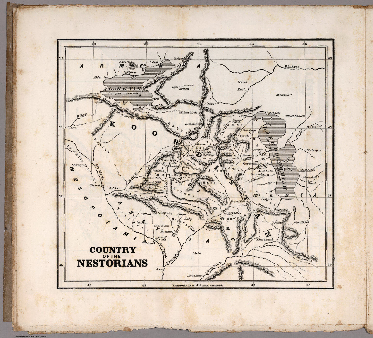 Country of the Nestorians - David Rumsey Historical Map Collection