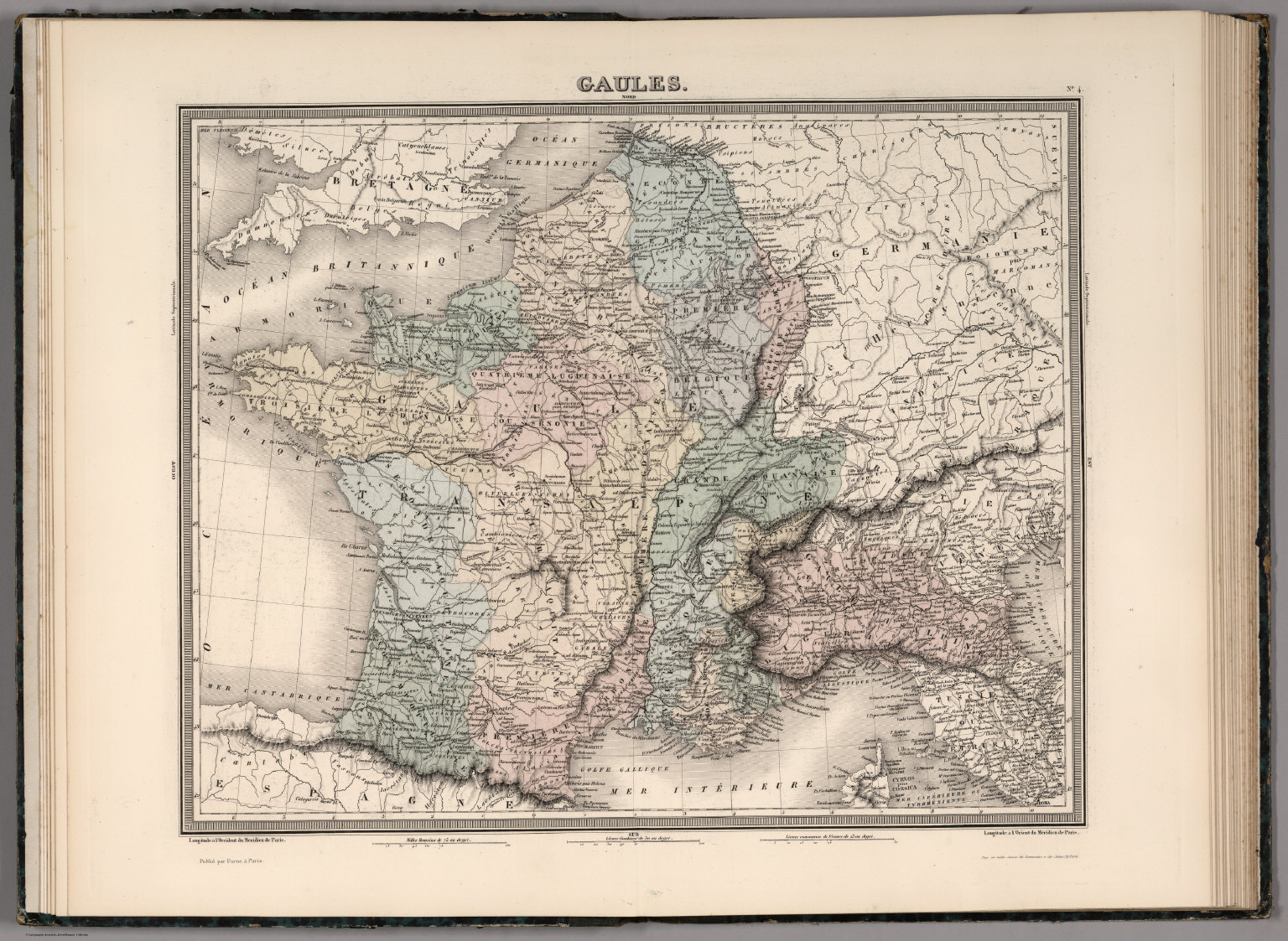 Gaules (France). - David Rumsey Historical Map Collection