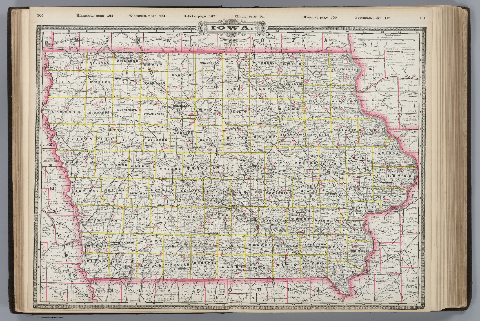 Iowa. - David Rumsey Historical Map Collection