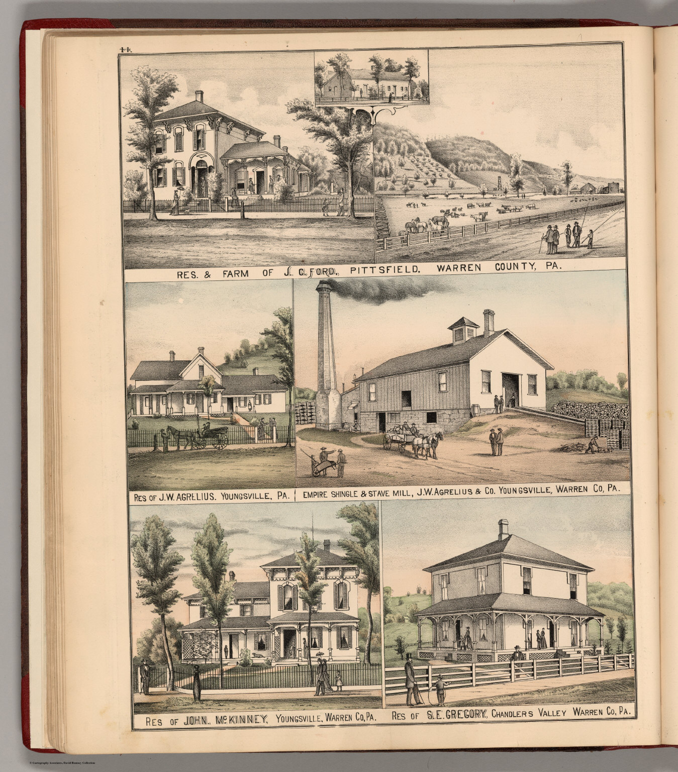 View: Residences and Businesses, Warren County, Pennsylvania. - David ...