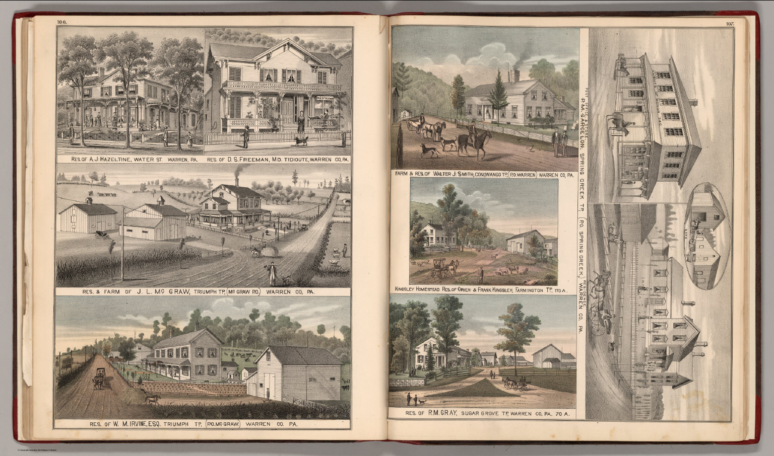 View: Residences and Businesses, Warren County, Pennsylvania. - David ...
