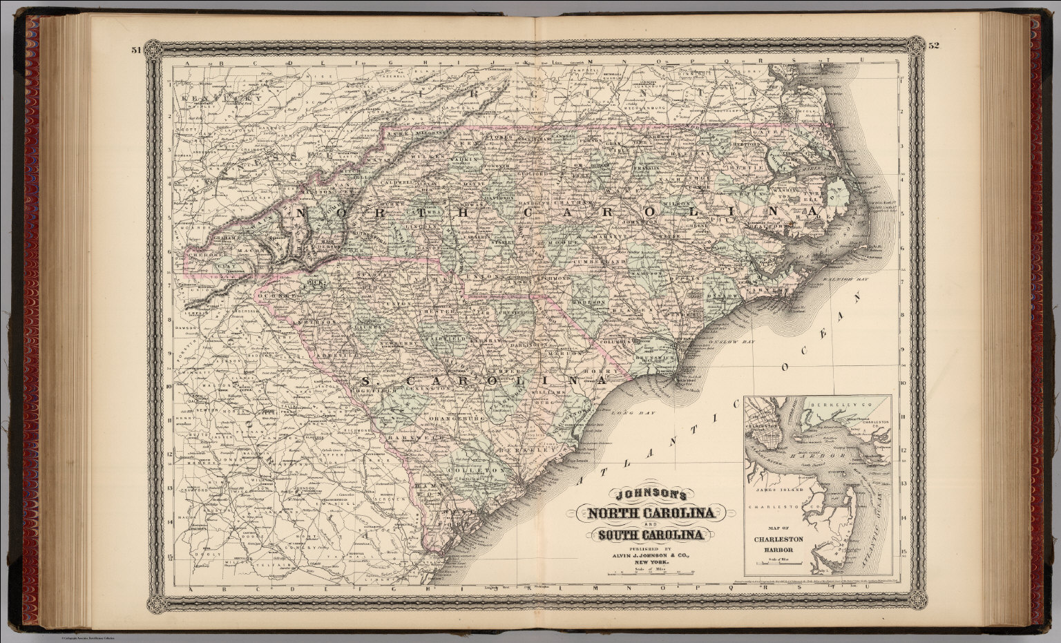 North Carolina and South Carolina. - David Rumsey Historical Map Collection