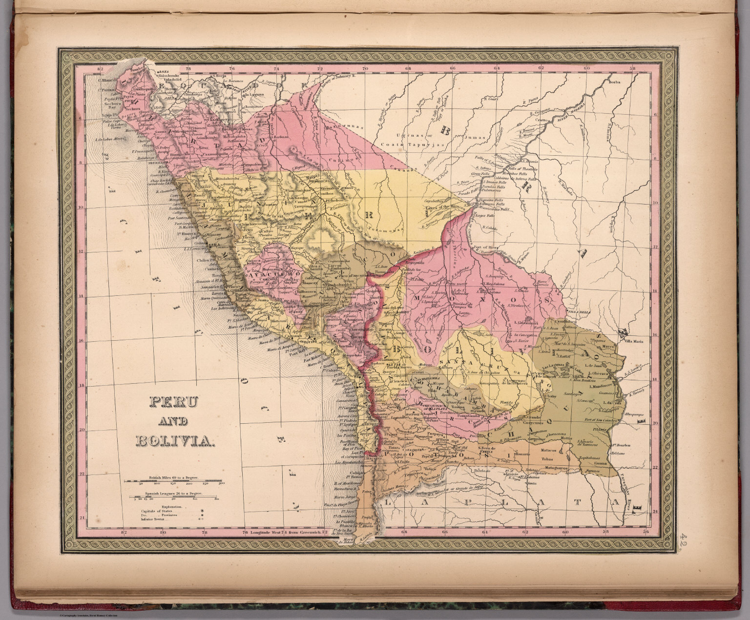 Peru and Bolivia. - David Rumsey Historical Map Collection