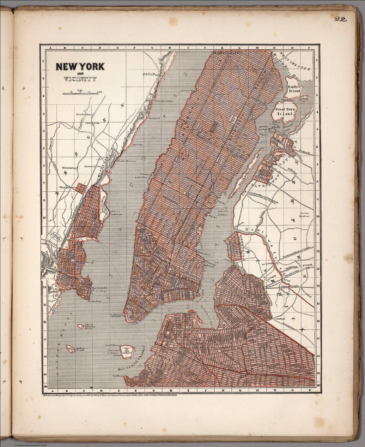 New York and vicinity - David Rumsey Historical Map Collection