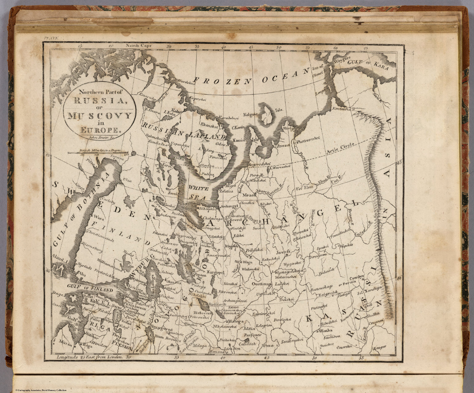 Northern Part Of Russia Or Muscovy In Europe - David Rumsey Historical ...