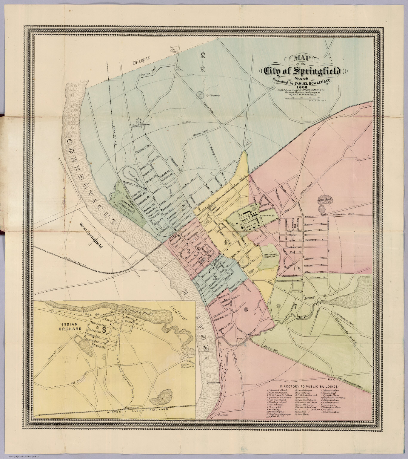 Map of the City of Springfield Mass. - David Rumsey Historical Map ...