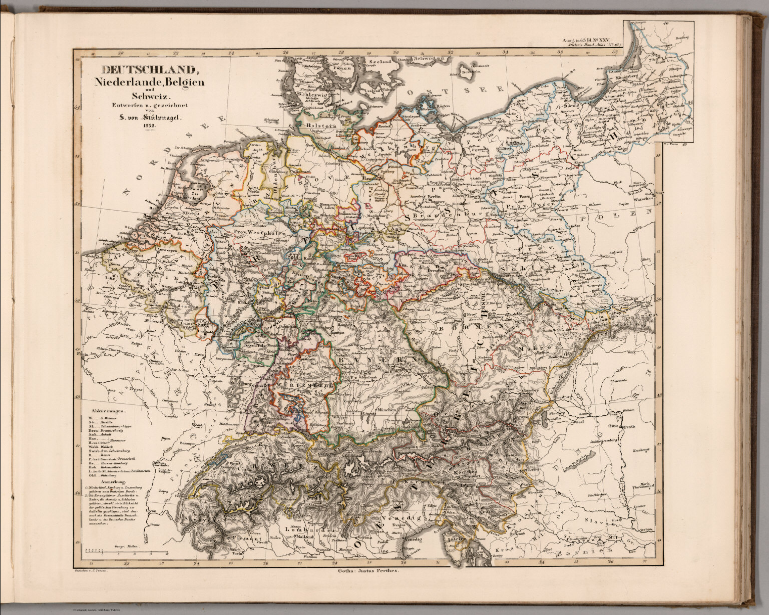 Deutschland, Niederlande, Belgien und Schweiz. (Germany, Netherlands ...