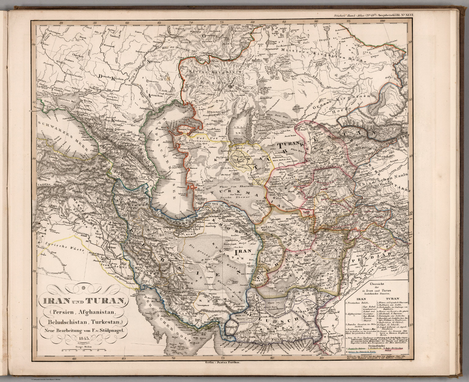 Iran und Turan (Kazakhstan), Persien (Persia), Afghanistan ...