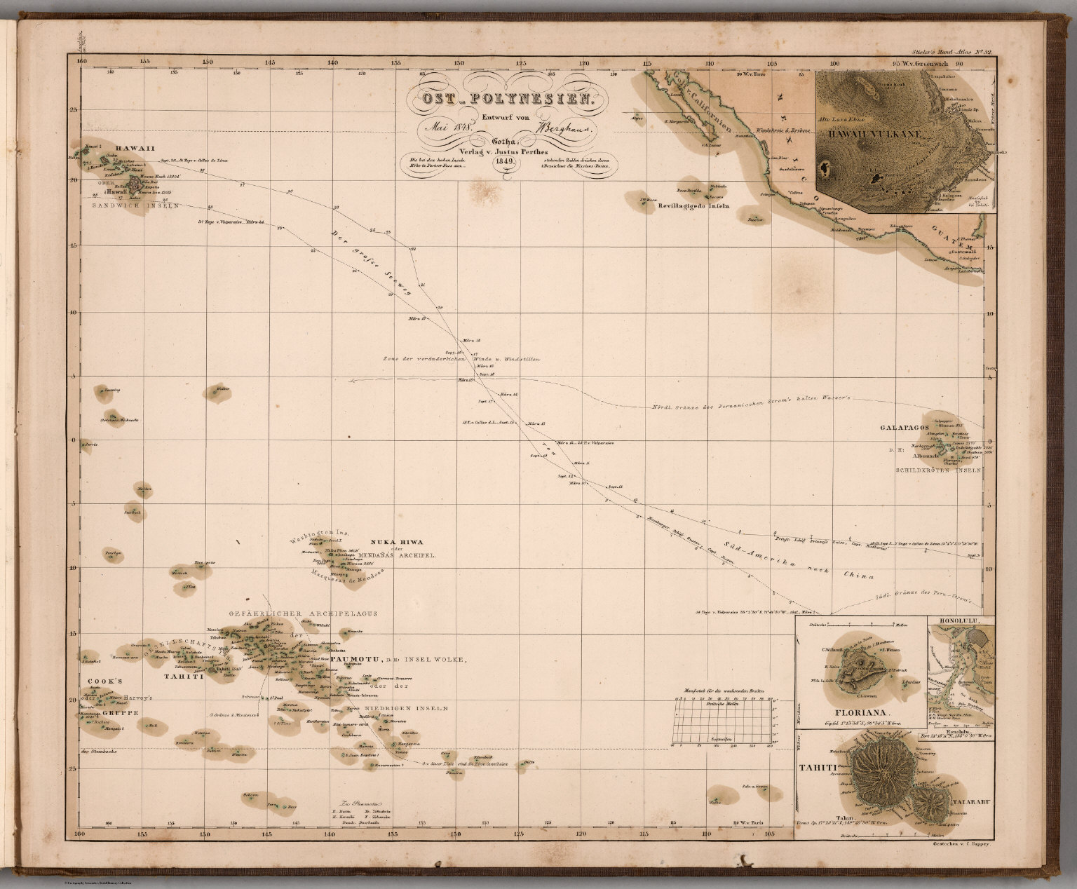 Ost-Polynesien. (Eastern Polynesia). - David Rumsey Historical Map ...