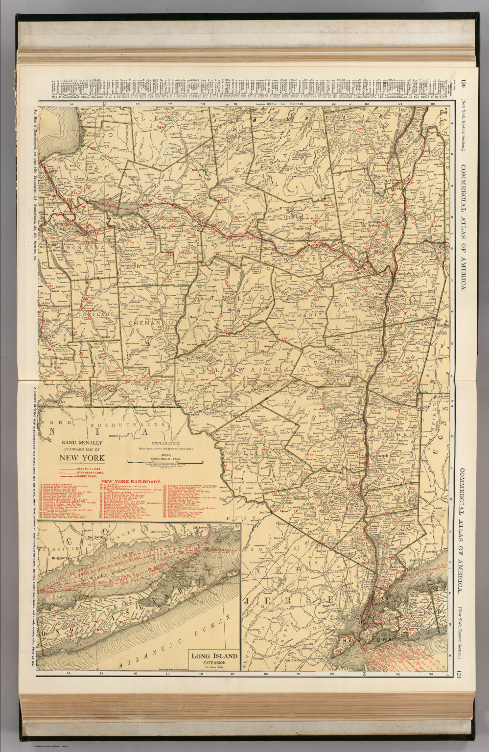 New York (eastern section). - David Rumsey Historical Map Collection
