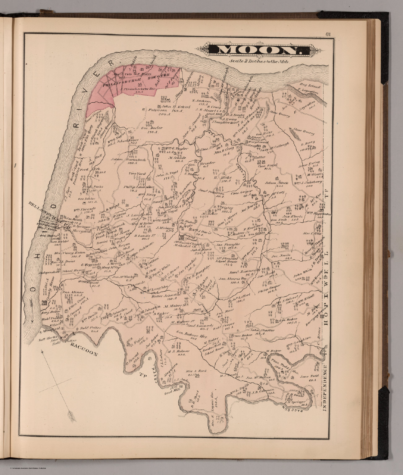 Moon Township, Beaver Co. PA. - David Rumsey Historical Map Collection