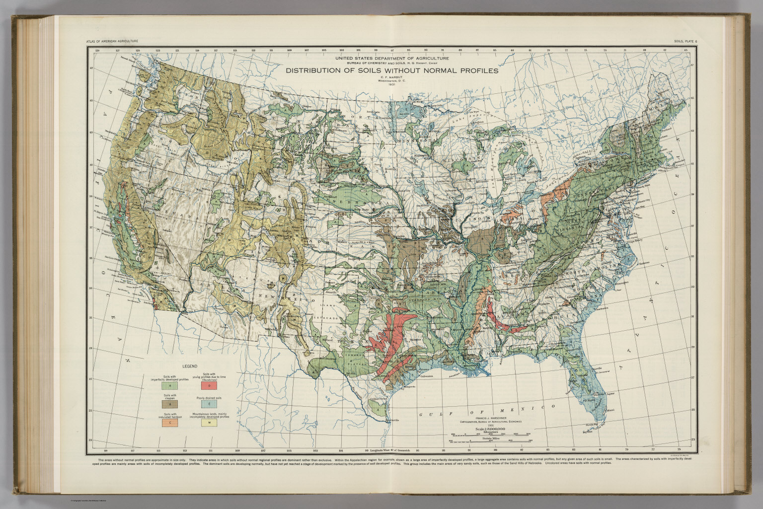 Soils without Normal Profiles. Atlas of American Agriculture. - David ...