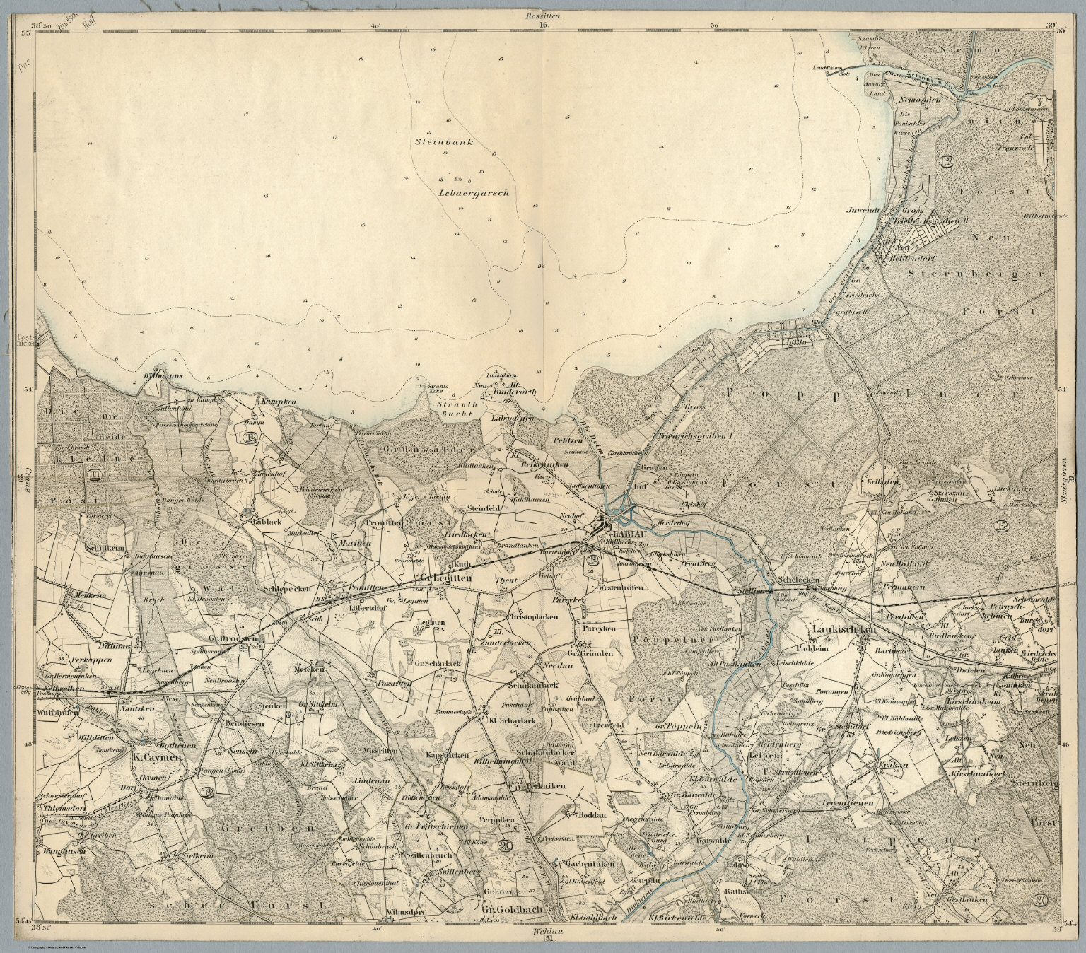 Composite: 30. Labiau. (Germany) - David Rumsey Historical Map Collection