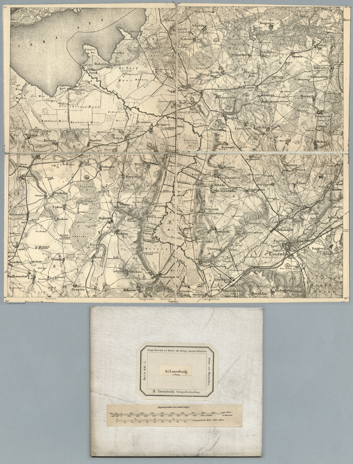 45. Lauenburg i Pom. (Germany) - David Rumsey Historical Map Collection