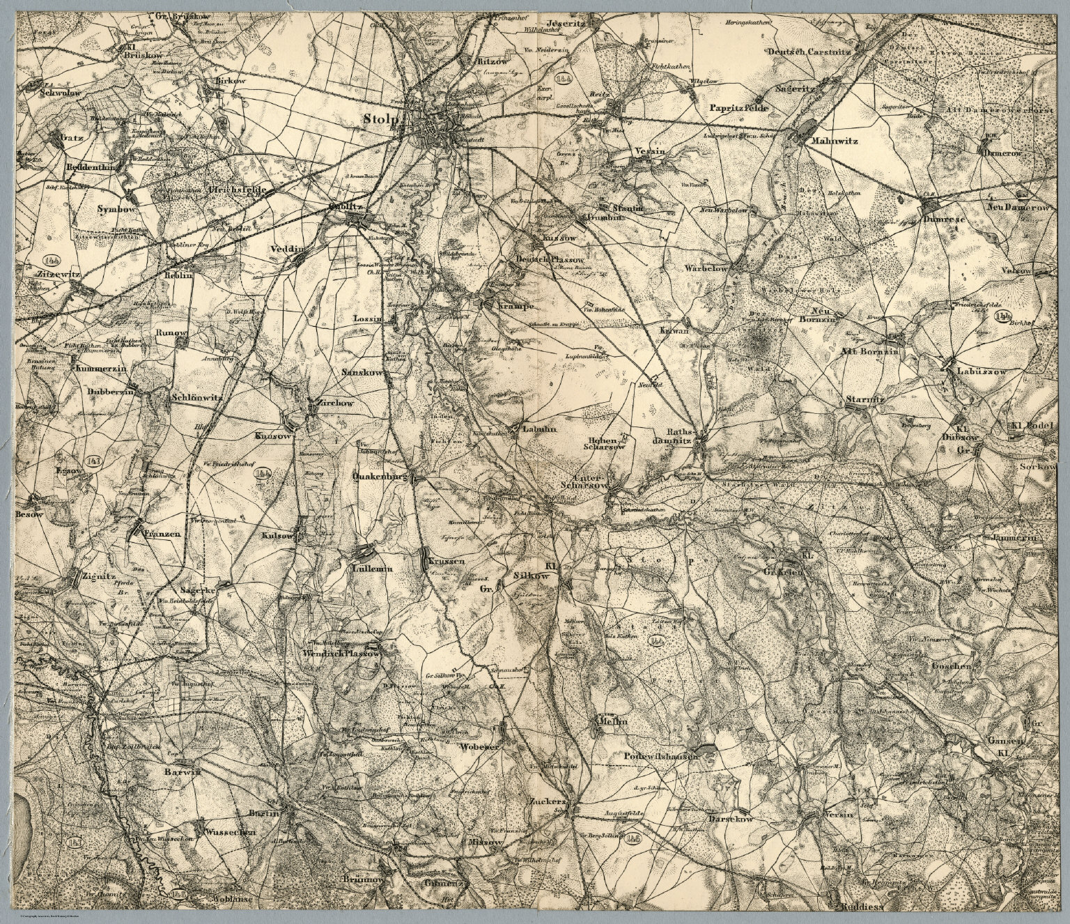 Composite: 67. Stolp. (Germany) - David Rumsey Historical Map Collection