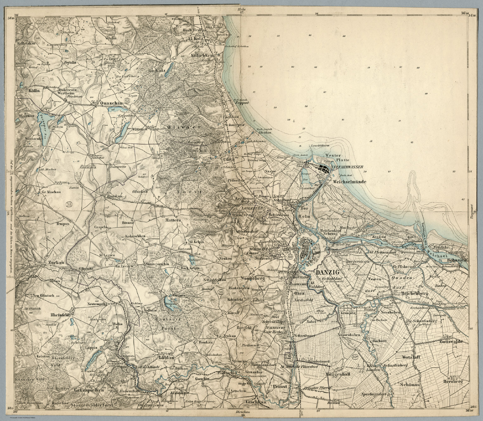 Composite: 70. Danzig. (Germany) - David Rumsey Historical Map Collection