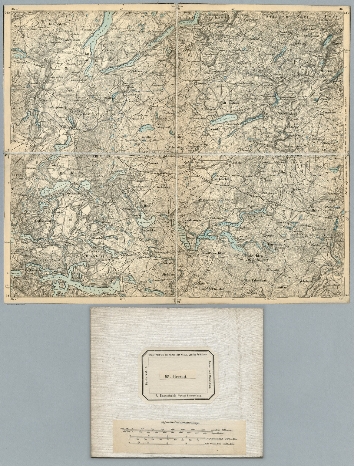 98. Berent. (Germany) - David Rumsey Historical Map Collection